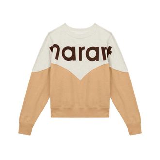 Isabel Marant Color-Blocked Logo Print Sweatshirt - - Sweatshirts & Hoodies - Damen - Mehrfarbig - 2XS