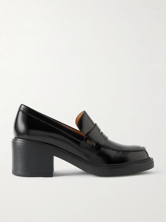 Tod's Mocassins En Cuir Gomma - Noir