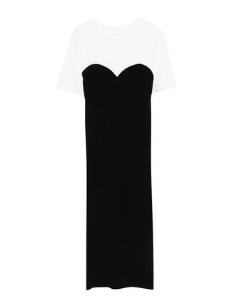 Patrizia Pepe Robe Au Genou - Blanc