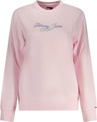 Tommy Hilfiger Femme, Sweatshirts et sweats &agrave; capuche, Rose, Taille: 44 FR Cotton SweaT-shirt