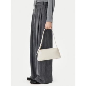 Calvin Klein Handtasche Calvin Klein Embossed Logo Shoulder Bag K60K612550 &Eacute;cru