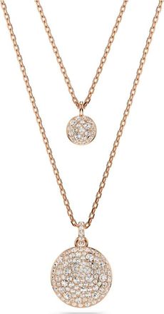 Swarovski Swarovski Halskette Unisex Meteora Sublima Anh&auml;nger Wei&szlig; Ros&eacute;gold 5683449 - - Accessories - unisex - Rosa - ONE SIZE
