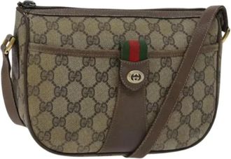 Gucci Pre-owned Cuir sacs-gucci - Femme - Pre-owned - Beige - Taille: ONE Size
