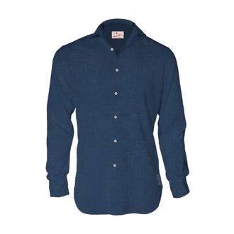 MC2 Saint Barth Homme, Chemises, Bleu, Taille: S Pamplona Shirt