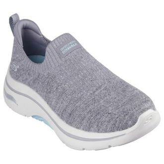 Skechers Baskets Go Walk Arch Fit 2.0 Eliza pour femme, Gris/turquoise, 42 EU