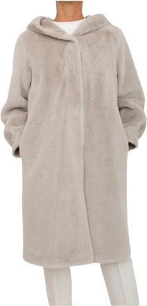 Marella Femme, Manteaux, Gris, Taille: 40 FR Manteau Calotta