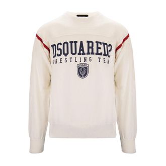 Dsquared2 Rundhalspullover - - Knitwear - Herren - Beige - 2XL