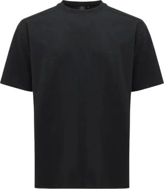 Genti Homme, Tops, Noir, Taille: M T-shirt en coton coupe d&eacute;contract&eacute;e
