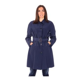 Aspesi Stretch-Regenmantel f&uuml;r Frauen - - Dresses - Damen - Blau - L