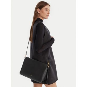 Coccinelle Handtasche Coccinelle M250 Boheme Grana Double E1 M50 19 02 01 Schwarz