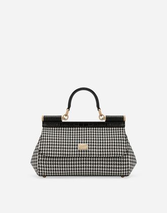 Dolce & Gabbana Längliche Henkeltasche Sicily Mittelgroß - Frau Handtaschen Mehrfarbig Onesize