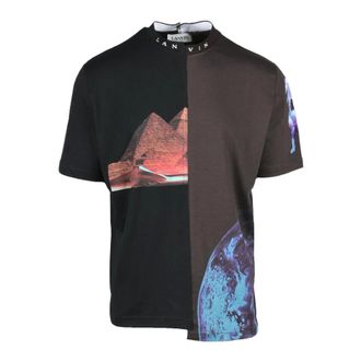 Lanvin Homme, Tops, Multicolore, Taille: S T-Shirt