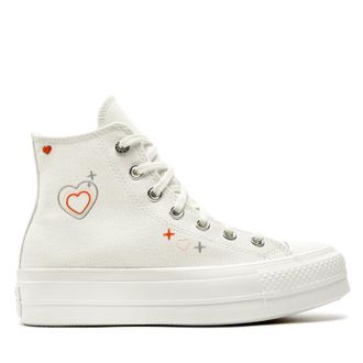 Converse Sneakers aus Stoff Converse Chuck Taylor All Star Lift Platform Y2K A09114C Wei&szlig;