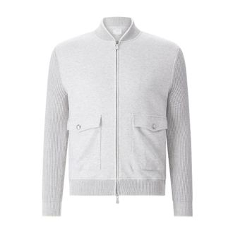 Eleventy Herren, Sweatshirts & Hoodies, Grau, LGr&ouml;&szlig;e
