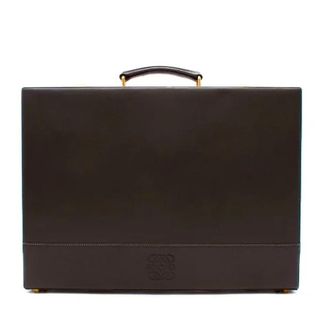 Loewe Pre-owned Leder aktentasche - - Pre-owned - Damen - Grau - ONE SIZE