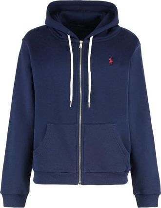 Polo Ralph Lauren Femme, Sweatshirts et sweats &agrave; capuche, Bleu, Taille: 38 FR Hooded SweaT-shirt