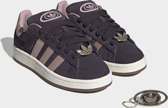 adidas Sneaker ADIDAS ORIGINALS CAMPUS 00s W, Damen, Gr. 38,5, lila (aurora schwarz, vapour grau metallic, gold metallic), Leder, Schuhe Sneaker, Topseller
