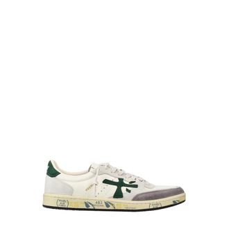Premiata Leder Logo Sneakers Individuelle Sohle Schn&uuml;rverschluss - - Shoes - Herren - Mehrfarbig - 45 EU
