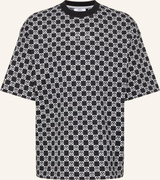 Carlo Colucci Carlo Colucci T-Shirt - Mosaic Legacy Federspiel schwarz