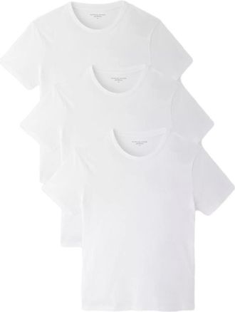 Tommy Hilfiger 3 Stück T-Shirts Weiß Herren 03576, weiß, XL