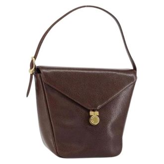 Givenchy Pre-owned Leder-Schultertasche - - Pre-owned - Damen - Braun - ONE SIZE