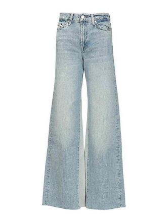 7 For All Mankind Straight Leg Jeans - Hellblau