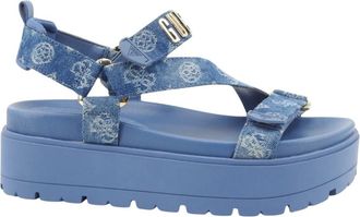 Guess Femme, Chaussures, Bleu, Taille: 40 EU Fetta Sandal