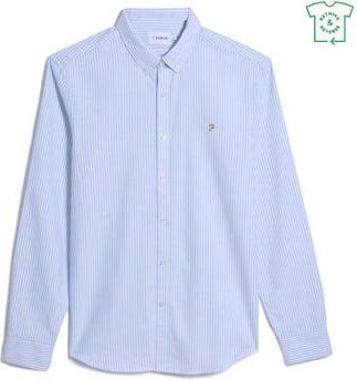 Farah Chemise ample &agrave; logo brod&eacute; en coton