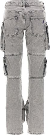 The Attico Essie Cargo Pants - Gray