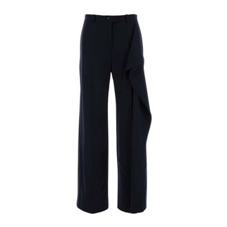 Jil Sander Wollhose - - Trousers - Damen - Blau - XL