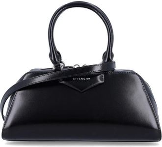Givenchy Hobo Bags - Small Antigona East-West Box Leather Bag - Gr. unisize - in Schwarz - f&uuml;r Damen