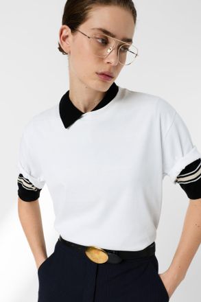 Gerard Darel T-shirt uni en coton - MAYAE - Blanc