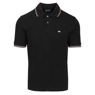 Emporio Armani Homme, Tops, Bleu, Taille: S Polo &agrave; manches courtes