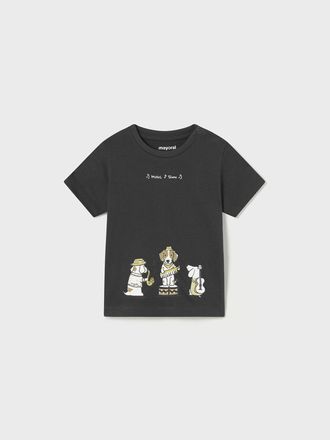 MAYORAL T-Shirt 1017 Grau Regular Fit