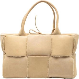 Bottega Veneta Pre-owned Textured Tote Bag - - Pre-owned - Damen - Beige - ONE SIZE