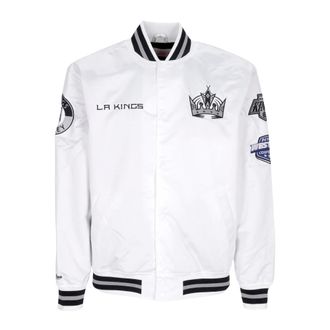Mitchell & Ness Homme, Vestes, Blanc, Taille: XL Bomber Vestes