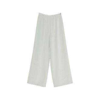 Max Mara Femme, Pantalons, Vert, Taille: 40 FR Maga Wide Pantalons
