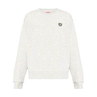 Kenzo Homme, Sweatshirts et sweats &agrave; capuche, Gris, Taille: M SweaT-shirt Brod&eacute; Tigre Sauvage