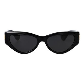 Valentino Garavani Lunettes de soleil oeil de chat VLogo - Femme - Accessoires - Noir - Taille: 54 MM