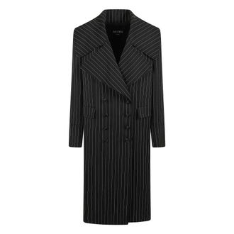 Dondup Double-Breasted Coats - - Coats - Damen - Schwarzk - S