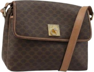 Celine Sac bandouli&egrave;re Pre-owned en toile - Femme - Pre-owned - Brun - Taille: ONE Size