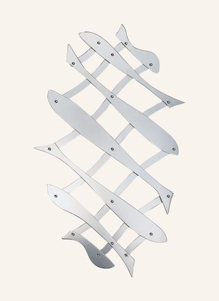 Alessi Topfuntersetzer Pescher silber
