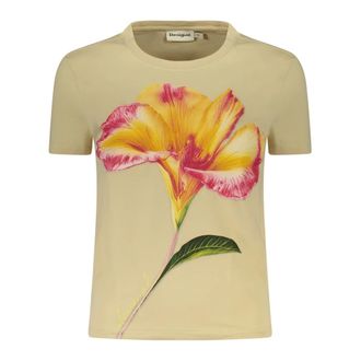 Desigual Femme, Tops, Beige, Taille: 42 FR Stockholm T-Shirt