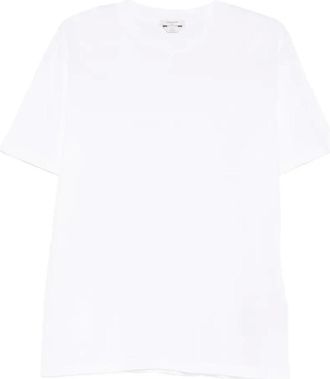Jacob Cohen Homme, Tops, Blanc, Taille: XL T-shirt ras du cou en jersey de coton avec poche poitrine