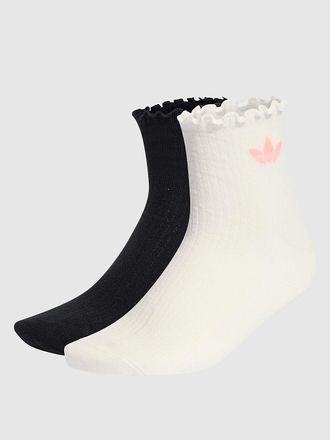 adidas Originals Liberty 1/4S 2P Chaussettes &agrave; motifs