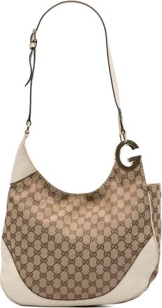Gucci Hobo Bags - GG Canvas Charlotte Crossbody - Gr. unisize - in Braun - f&uuml;r Damen