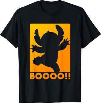 Disney Stitch Silhouette Halloween Boo T-Shirt