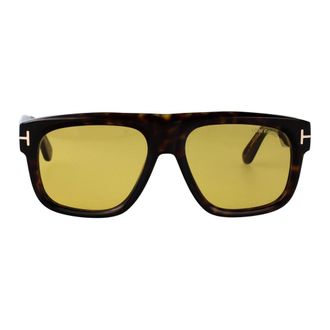 Tom Ford Icon Geometric Sonnenbrillen - - Accessories - Herren - Braun - 56 MM