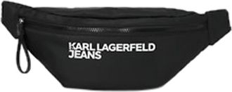 Karl Lagerfeld MenS, Essential Nylon Bumbag, Black, One size