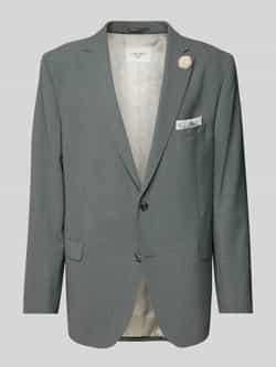 Carl Gross Slim Fit 2-Knopf-Sakko mit Woll-Anteil Modell Shelby
